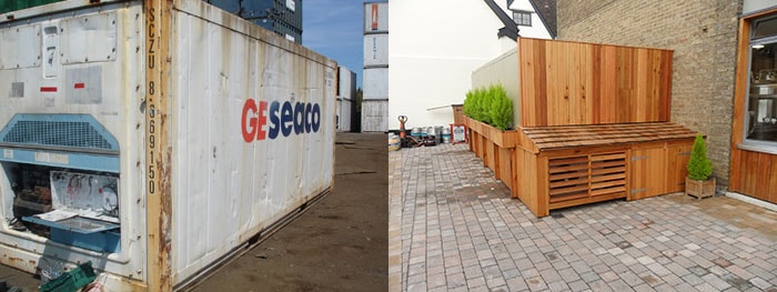 shipping container beer cellar conversion - Adaptainer