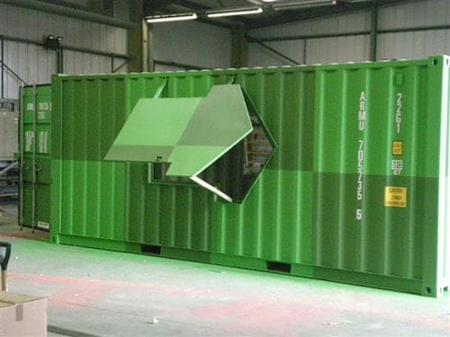 shipping container event ticket office - Adaptainer